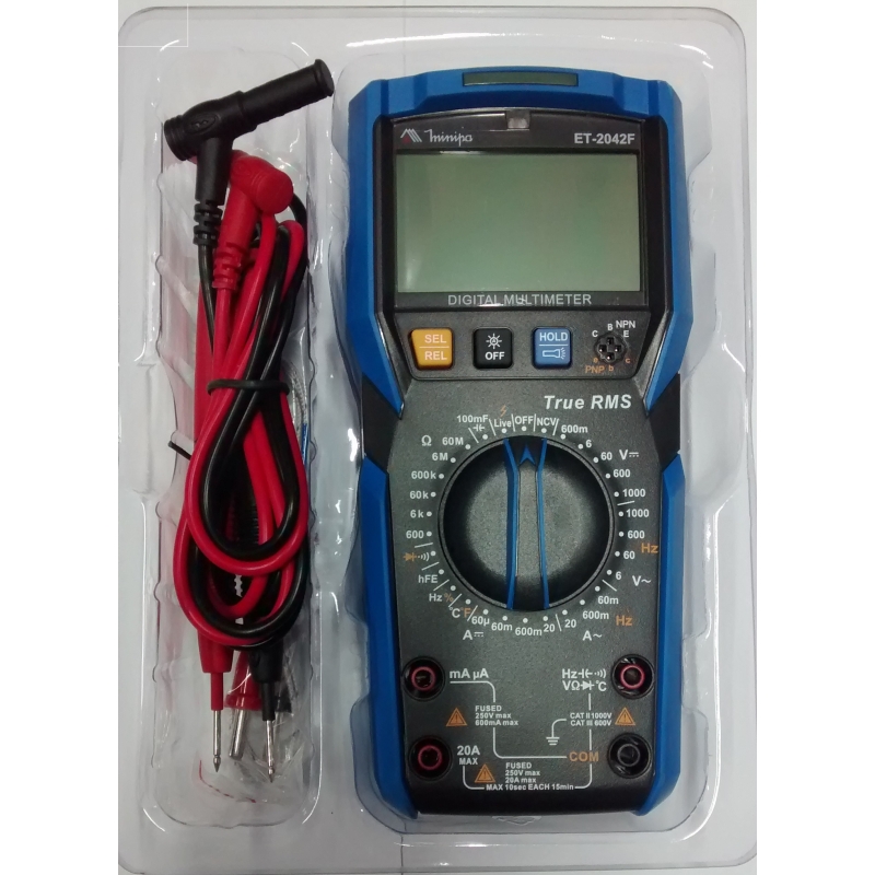 MULTIMETRO DIGITAL - ET 2042 F