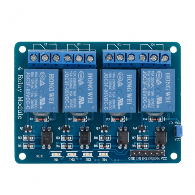 ARDUINO - SHIELD - RELE 5V 4 CANAIS